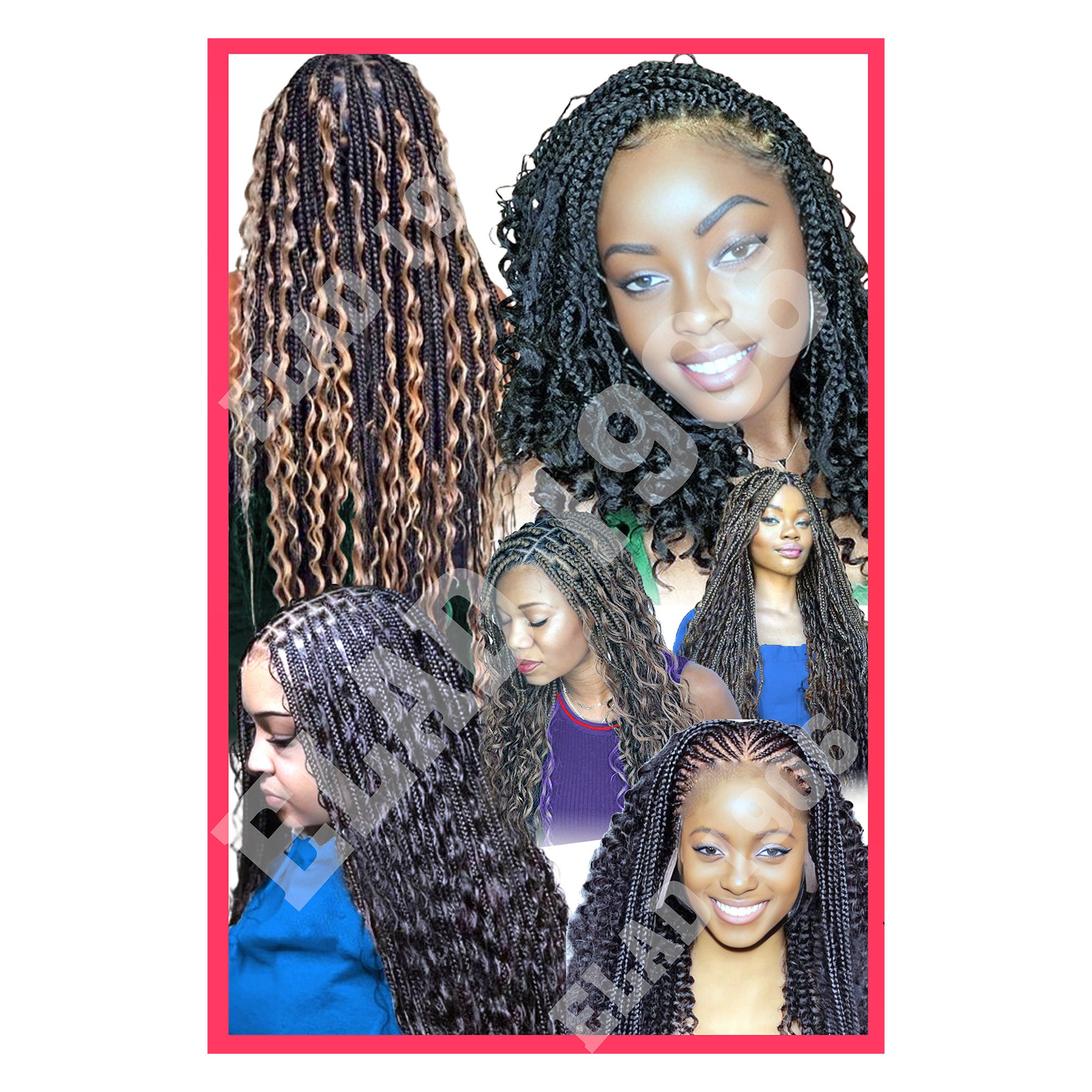 Hair Braiding Poster, African Hair Braiding Poster, Poster for African ...