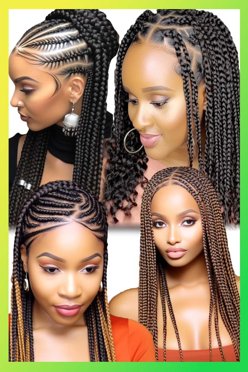 African Hair Braiding Poster, Braids Poster, Hair Poster, Large 24 by ...