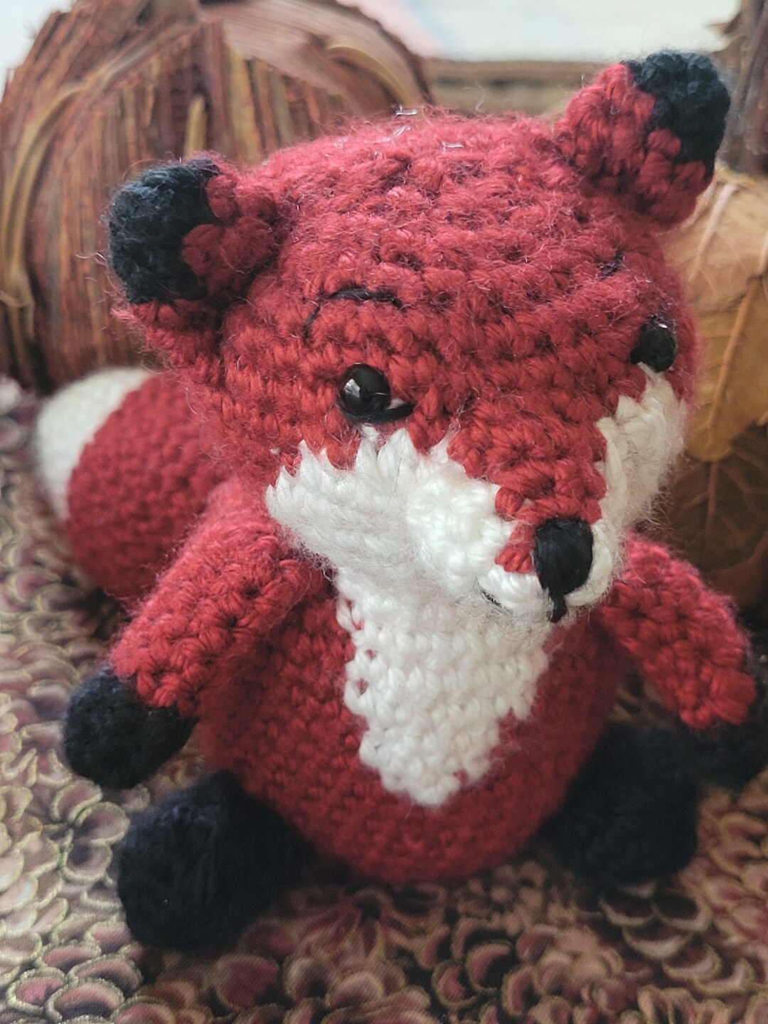 Mini Red Fox Crochet Pattern - Etsy