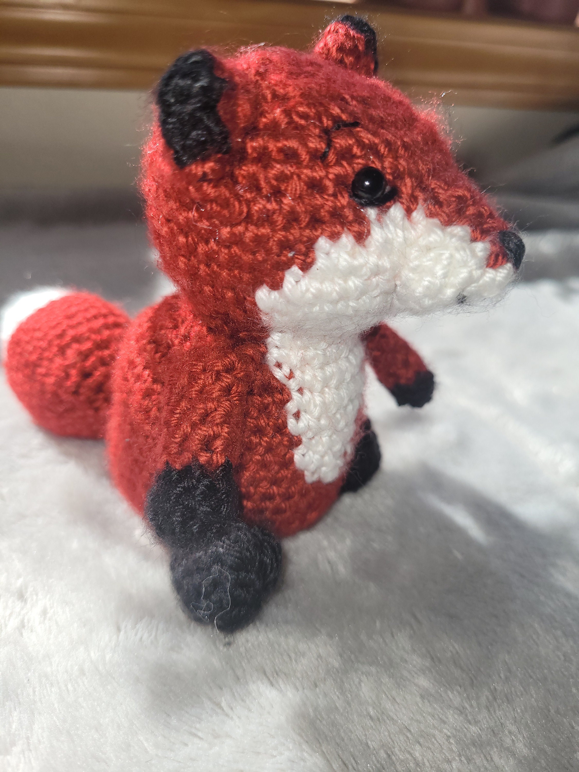 Mini Red Fox Crochet Pattern - Etsy