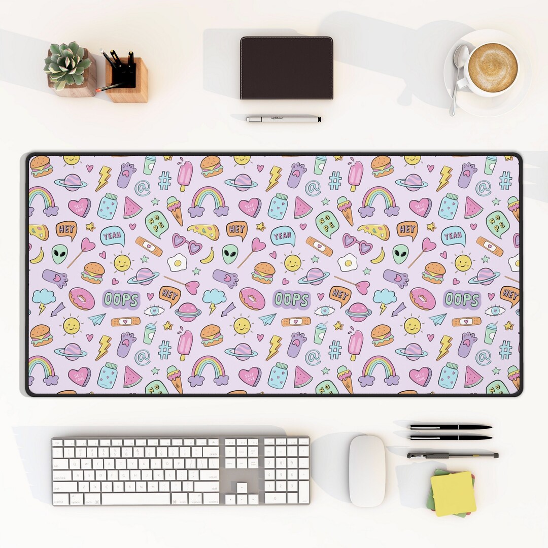 Cute Desk Mat,desk Mat Aesthetic,teen Desk Mat,home Office,home Office ...