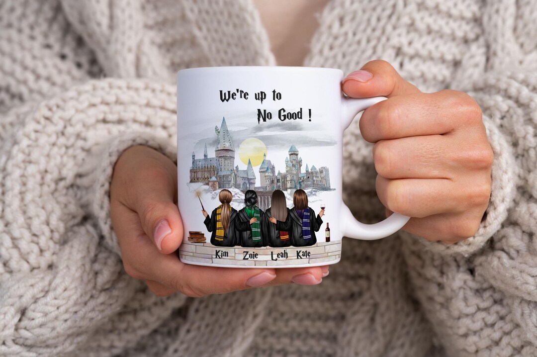 Custom Wizard Friends Personalized Mug Wizard Mug for Best Friends Gift ...