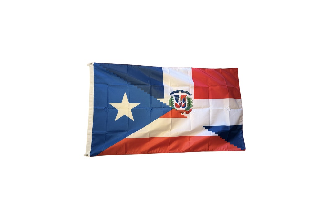 Dominican Republic and Puerto Rico Flag - Bandera De República ...
