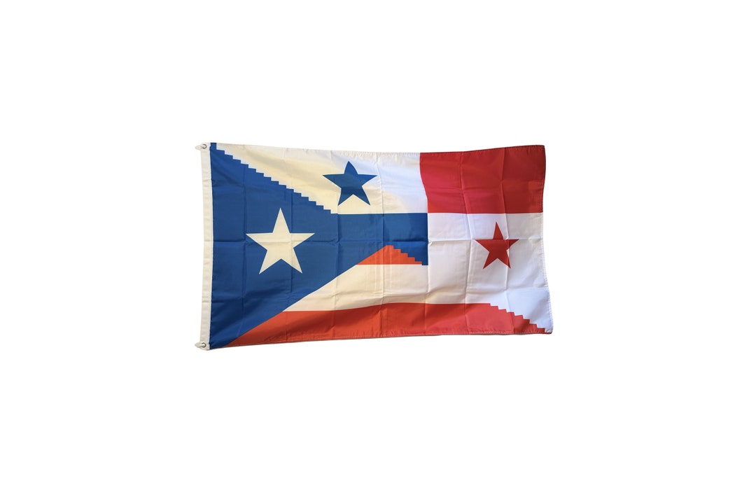 Panama and Puerto Rico Flag - Bandera De Panamá Y Puerto Rico - Etsy