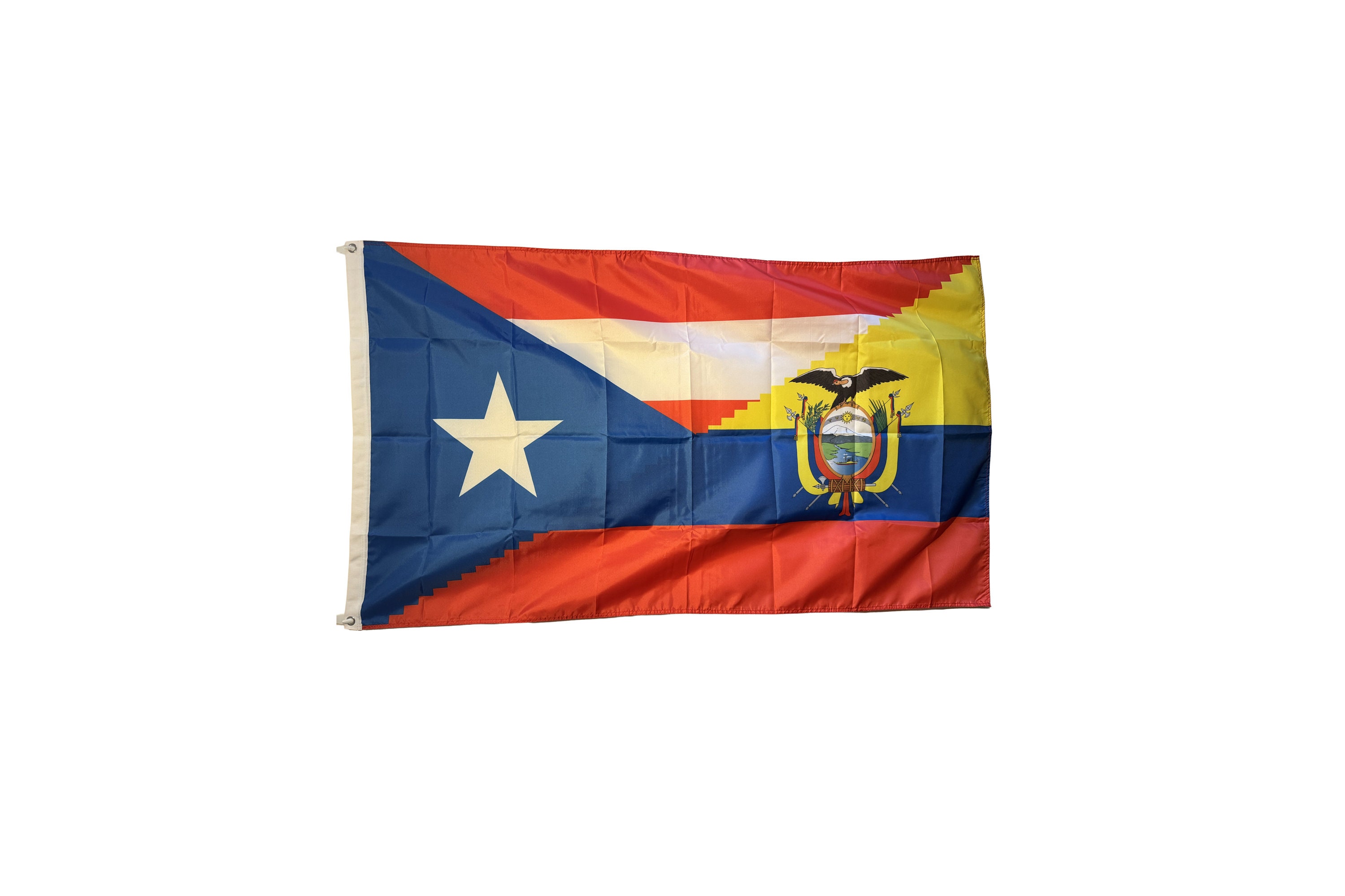 Ecuador and Puerto Rico Flag - Bandera De Ecuador Y Puerto Rico - Etsy