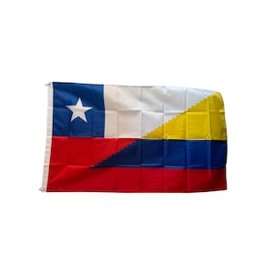 Colombia and Chile Flag - Bandera De Colombia Y Chile - Etsy