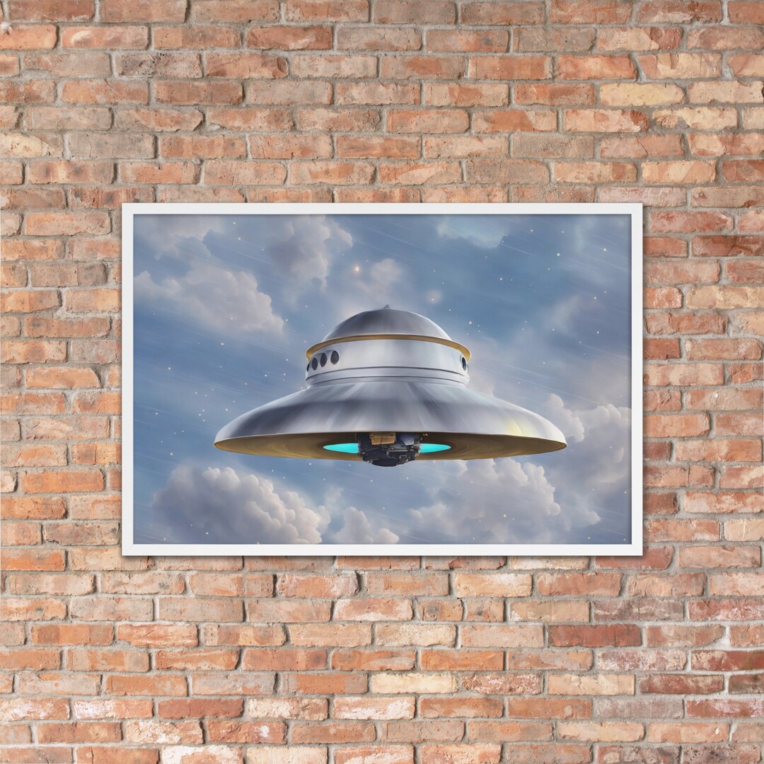 UFO George Adamski / Digital Art Print / Wall Art / AI Generated / AI ...