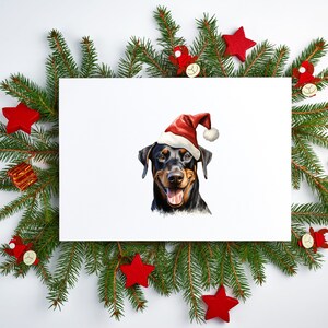 20 Christmas Dogs Collection, Perfect for Christmas Cards, Invitations ...