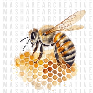 50 Watercolour Beekeeping Collection, Perfect for Scrapbooks, Wall Art ...