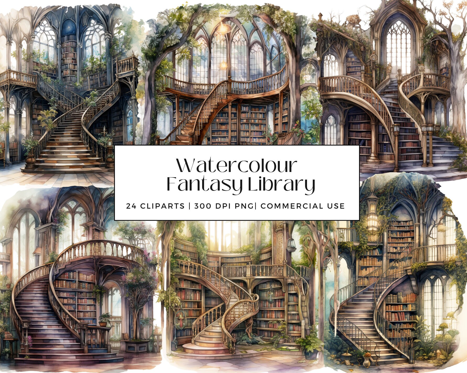 Fantasy Library Exterior