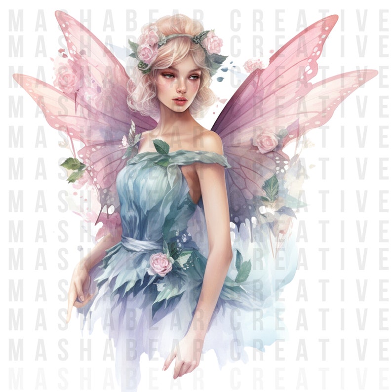 28 Watercolour Fairies Collection Perfect for Scrapbooks - Etsy