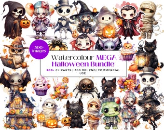 Watercolour Mystery Clipart Bundle Unseen Clipart - Etsy