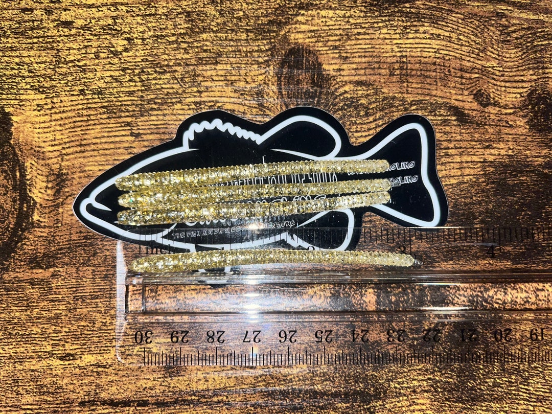3'' Trout Worms (golden Shiner) - Etsy