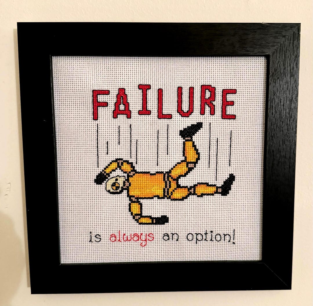 Mythbusters Buster Cross Stitch Pattern: Failure is Always an Option ...