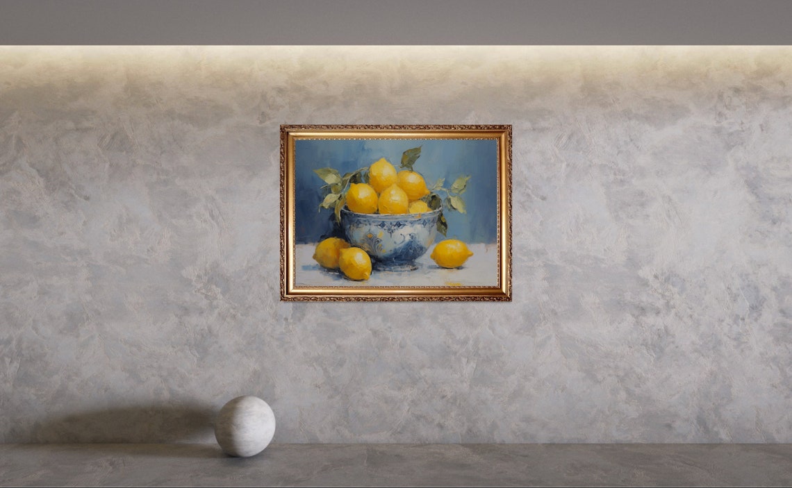 Art | Vintage Kitchen Still Life (printable) Oil Painting: Bowl of ...