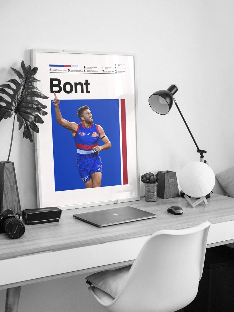 The Bont Minimal Print - Marcus Bontempelli A1, A3, A4 Sizing - Digital ...