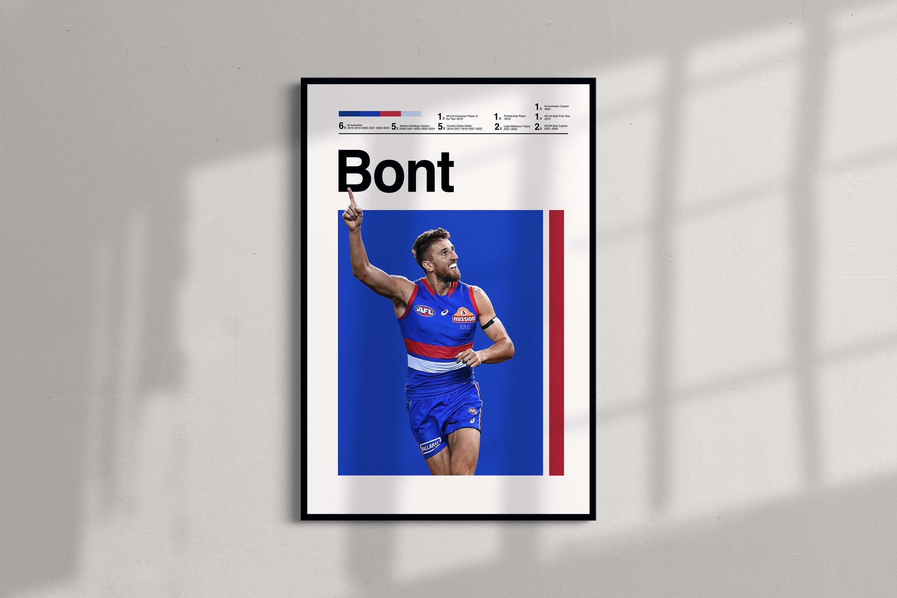 The Bont Minimal Print - Marcus Bontempelli A1, A3, A4 Sizing - Digital ...