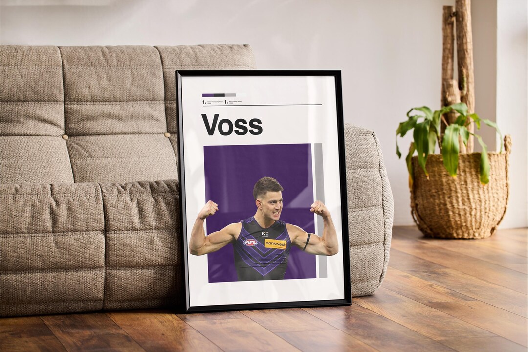 Patrick Voss Minimal Print | Digital Download | Modern Sports Art - Etsy