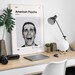 American Psycho | Minimal Modern Art Print - Mid-century Design - Wall ...