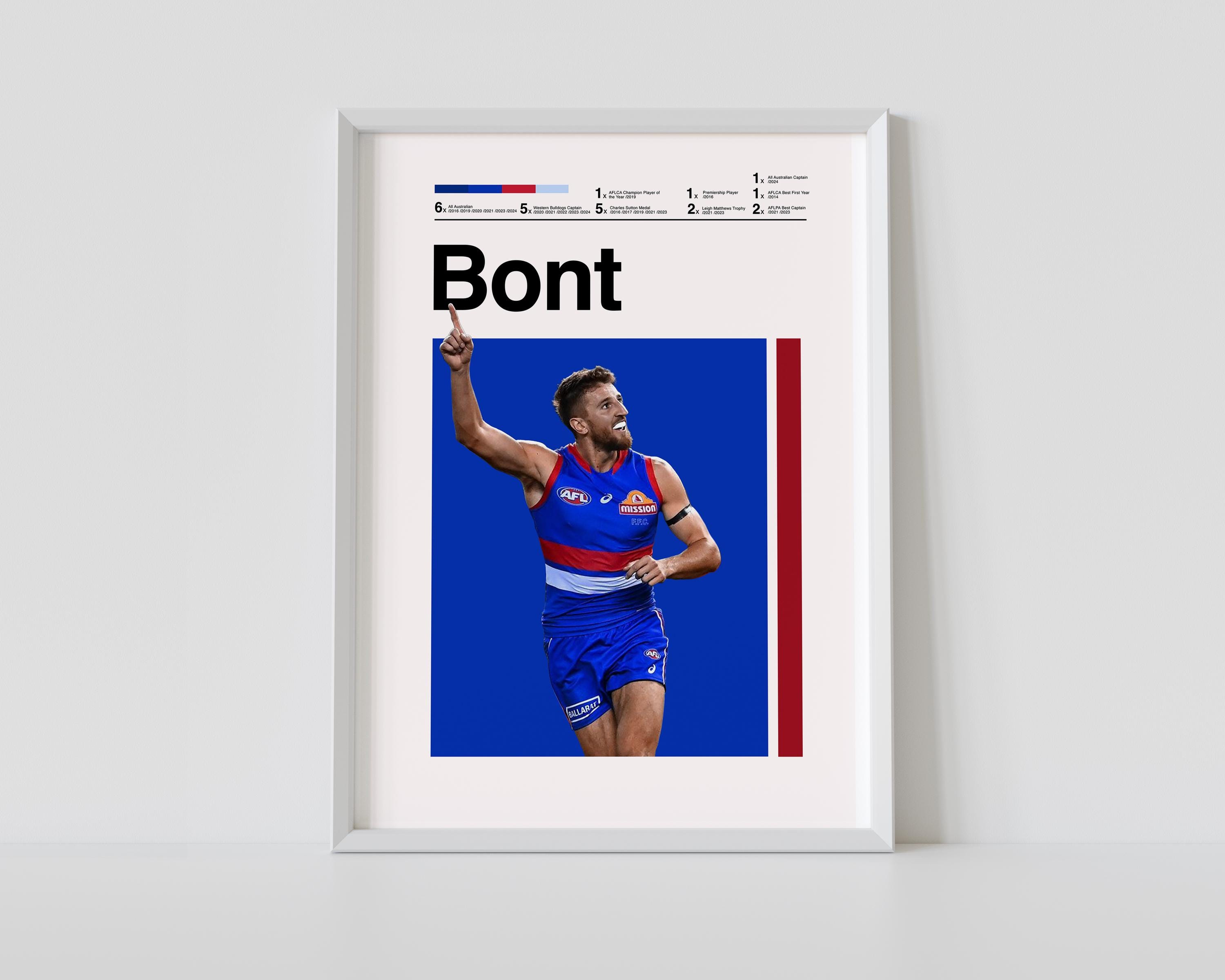 The Bont Minimal Print - Marcus Bontempelli A1, A3, A4 Sizing - Digital ...