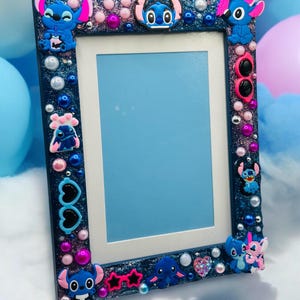 Stitch Themed Picture Frame Lilo and Stitch Decoden Frame Gift Idea I ...