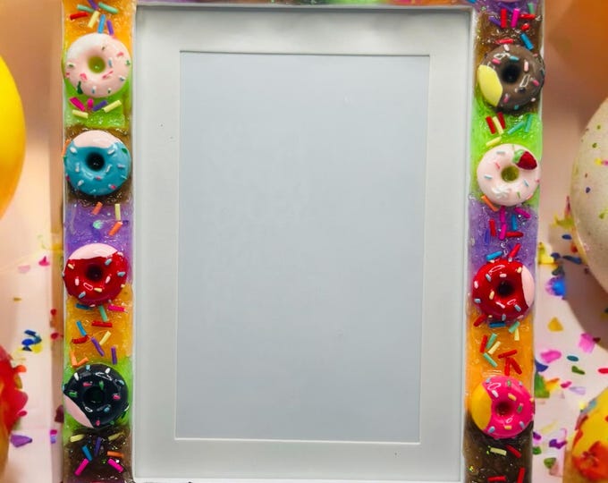 Glazed Donuts and Sprinkles Picture Frame| Decoden Collection Picture ...