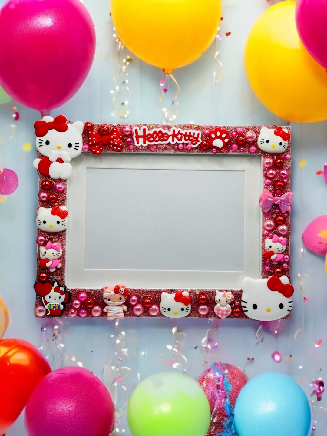 Hello Kitty Picture Framecute Hello Kitty and Friends Adorned Picture ...
