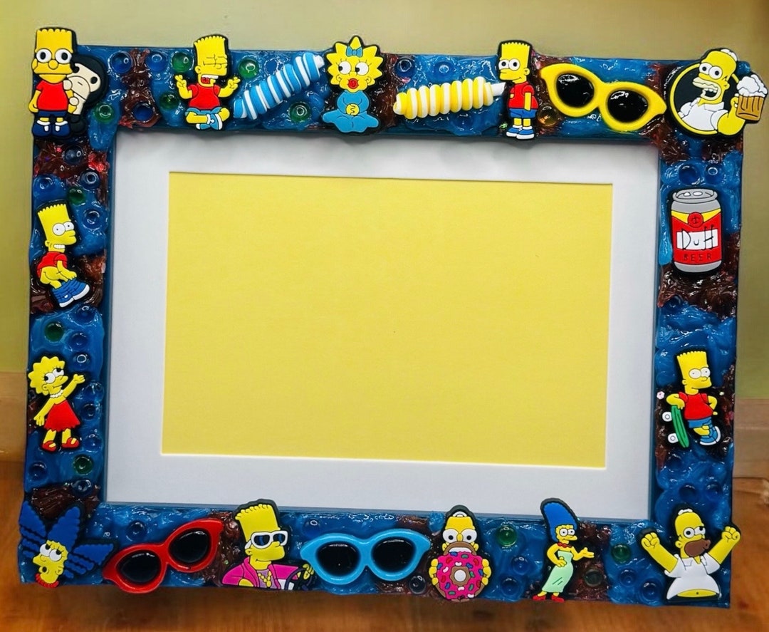 The Simpsons Picture Frame Simpsons Collection Picture Frame Gift Bart ...