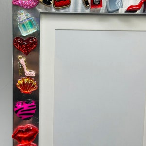 Bling Charm Picture Frame| Unique Makeup Design Frame| Unique Lipstick ...