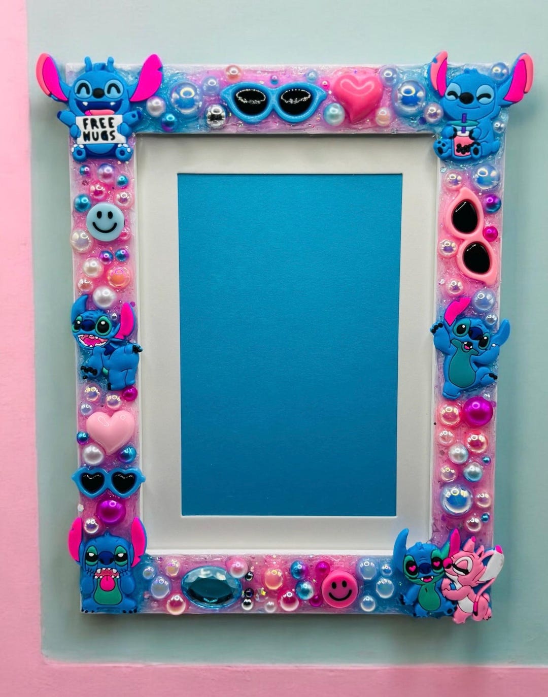 Lilo and Stitch Themed Decoden Picture Frame - Unique Playroom Decor ...
