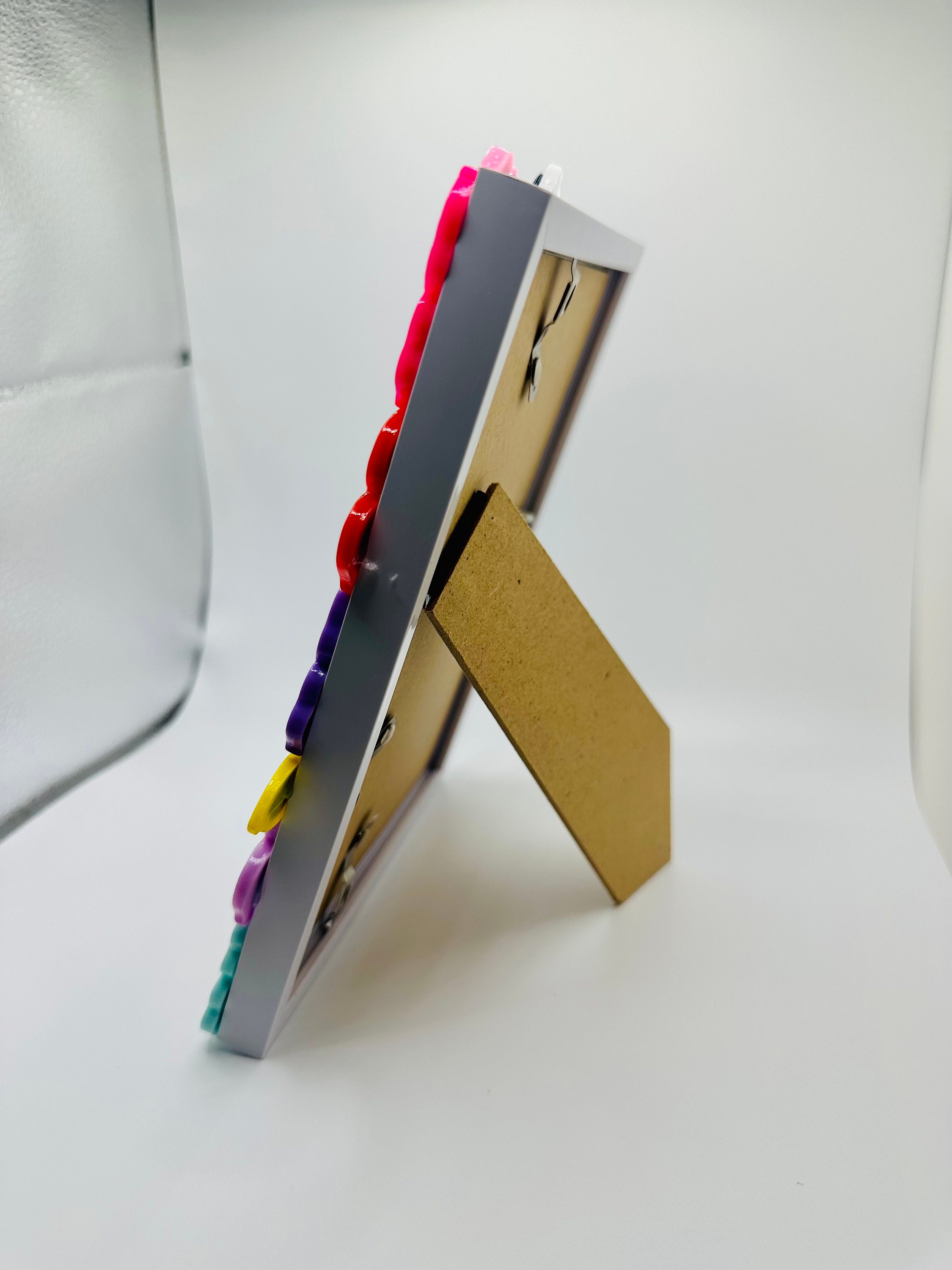 Handmade Photo Picture Frame, Colorful and Fun Sunglass Funky Frame ...