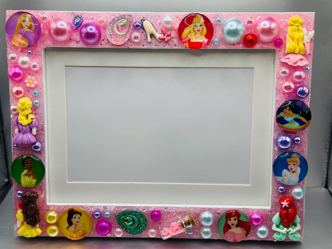 Disney Princess Inspired Picture Frame| Cinderella and Arial Frame ...