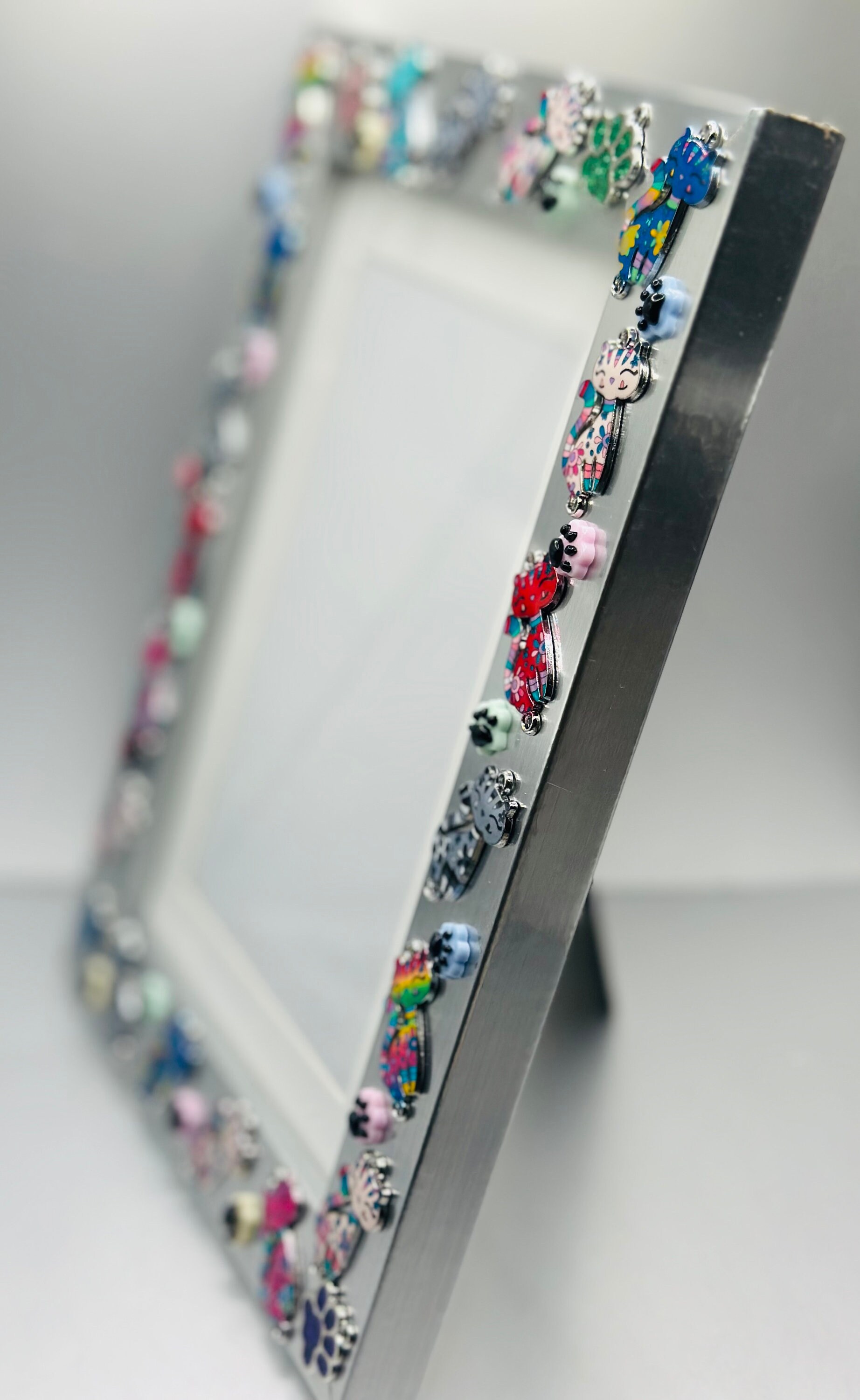 Kitten Love Picture Frame, Multicolored Resin Paws and Cats Frame Gift ...