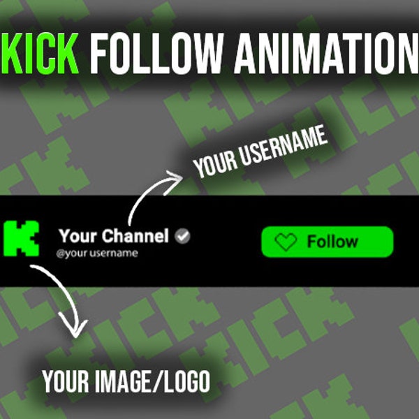 Youtube Follow Overlay - Etsy