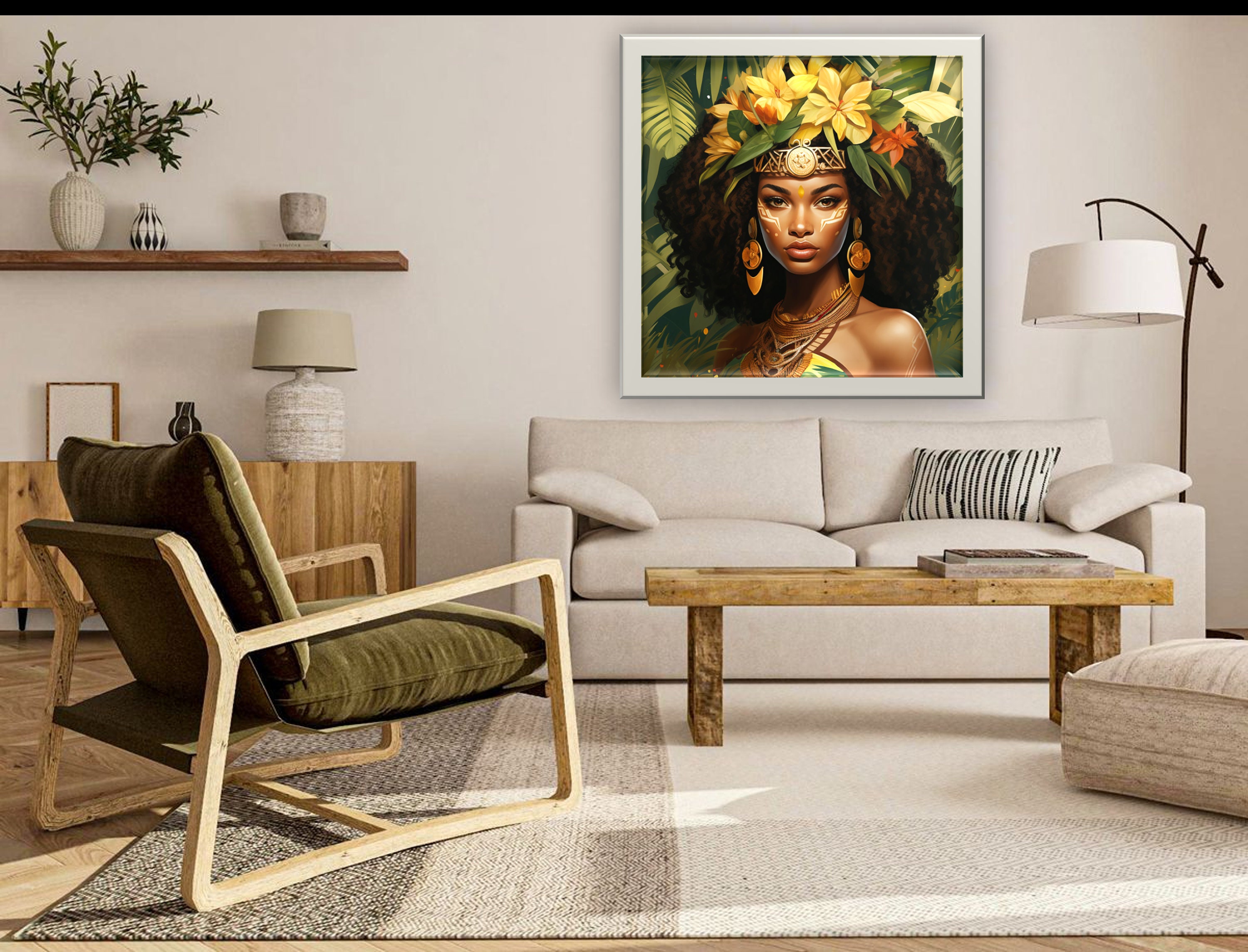 African Princess Wall Art Digital Download. African Queen - Etsy