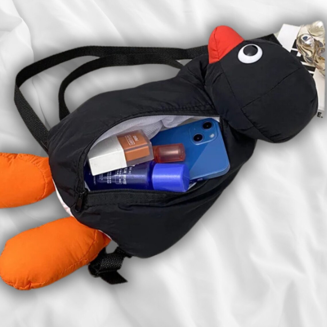 Penguin Mini Backpack ,penguin Crossbody Bag, Gift Ideas, Kindergarten ...