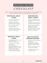 Self-care Workbook Printable Download Ready - Etsy