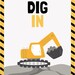 Construction Birthday Party Signs- Printable - Etsy