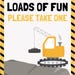 Construction Birthday Party Signs- Printable - Etsy