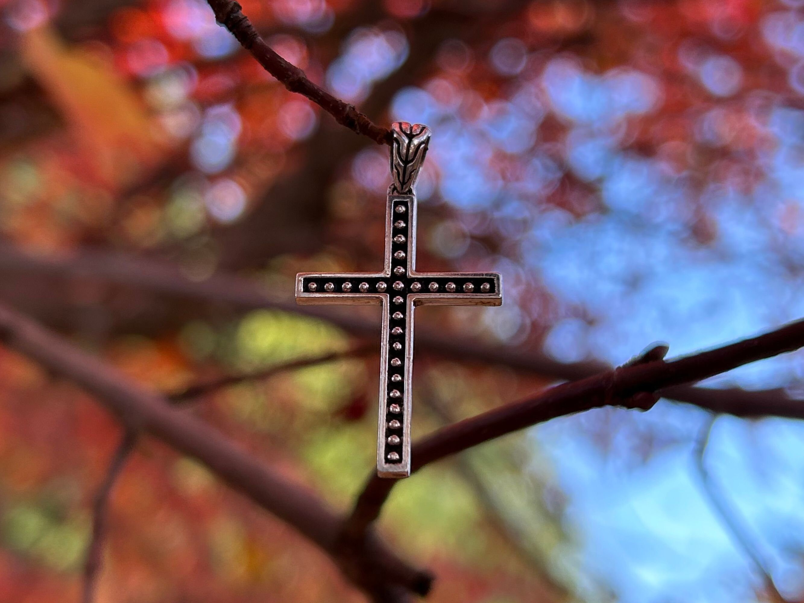 John Hardy Jawan Cross Pendant in Sterling Silver - Etsy