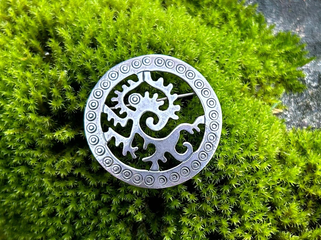 Vintage Taxco Mexico Howler Monkey Brooch Pendant in Sterling Silver ...