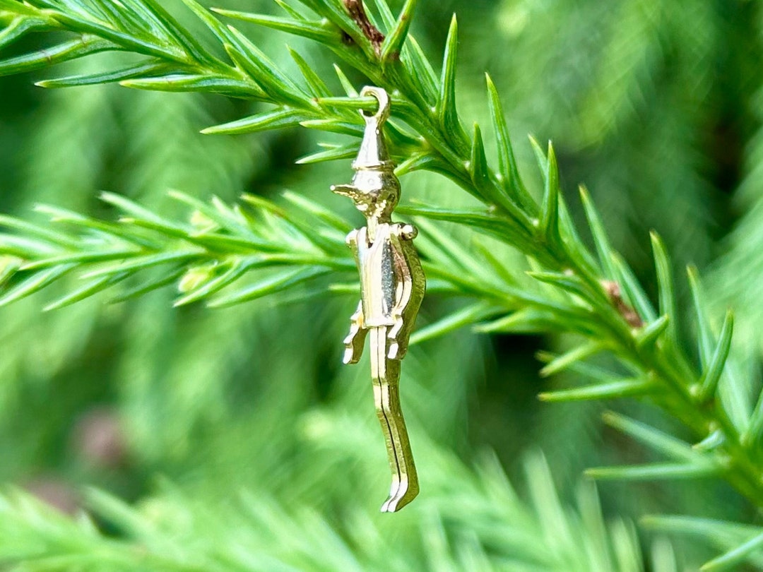 Vintage Small Marionette Puppet Charm in 14k Solid Yellow Gold - Etsy