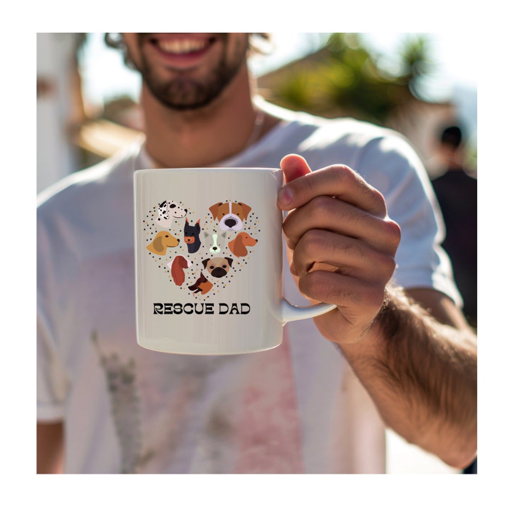 Rescue Dad Novelty Gift Mug Dog Coffee Mug - Etsy