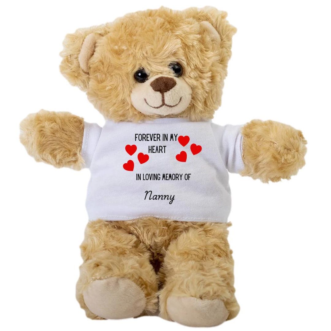 Personalized in Loving Memory Plush Teddy Bear - Etsy