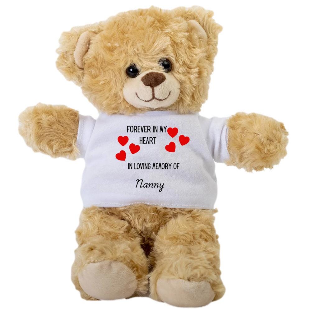 Personalized in Loving Memory Plush Teddy Bear - Etsy