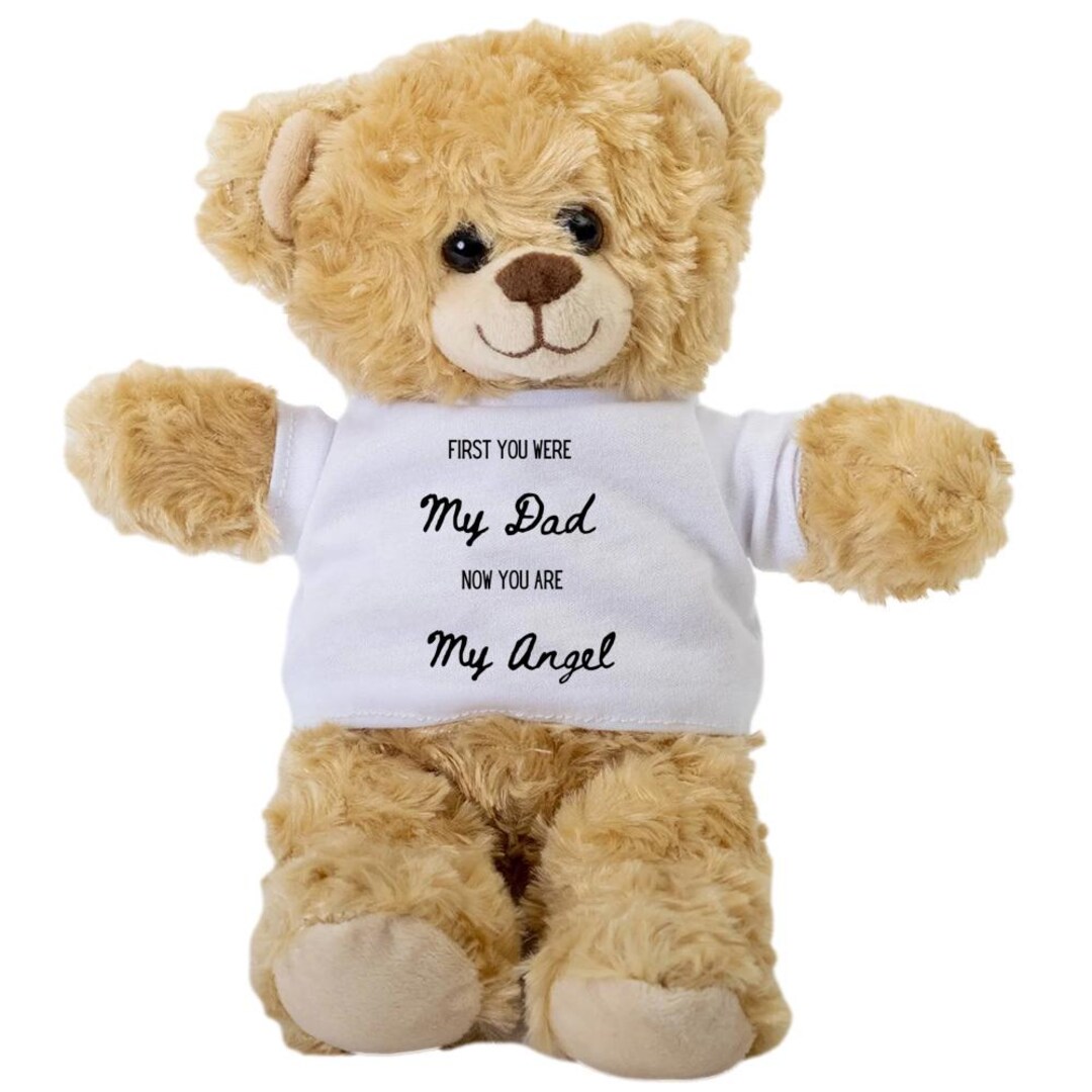 Dad Angel Memorial Teddy Bear Plush - Etsy