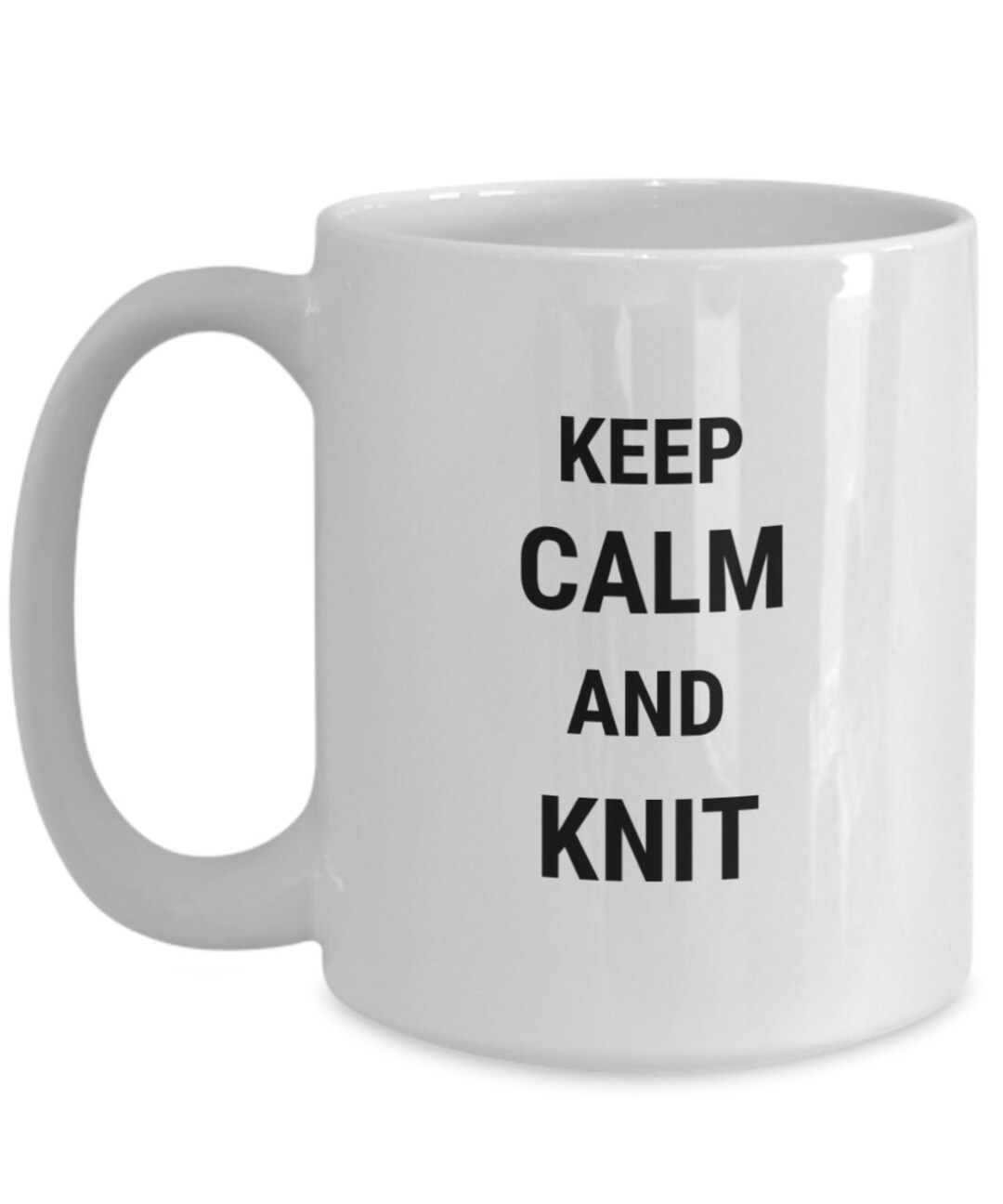 Keep Calm and Knit Novelty Mug Coffee Mug - Etsy
