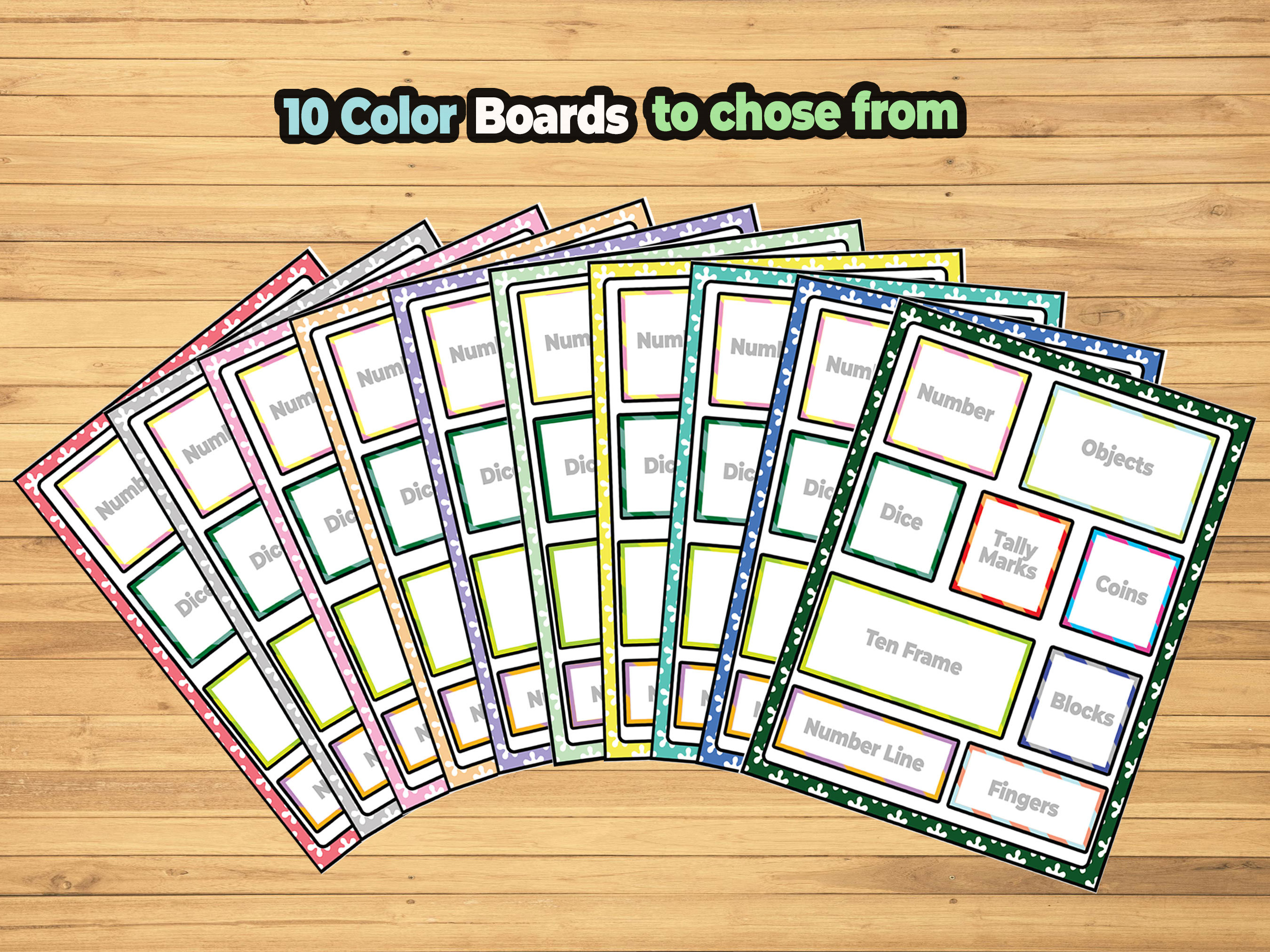 Number Counting Activity for Kids Number Match 1-10: Math Printable ...