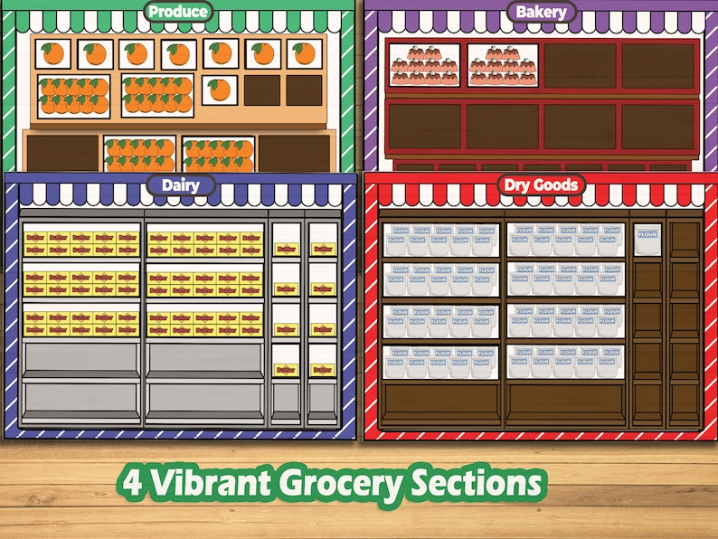 Number Counting Tens and Ones 1-100 Grocery Game Kids Activity -learn ...