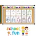 Number Posters With Ten Frames for Classroom Number Poster Math 1st ...